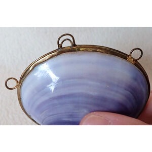 Storage & Organization | Vintage Hinged Clamshell Trinket Box Brass ...